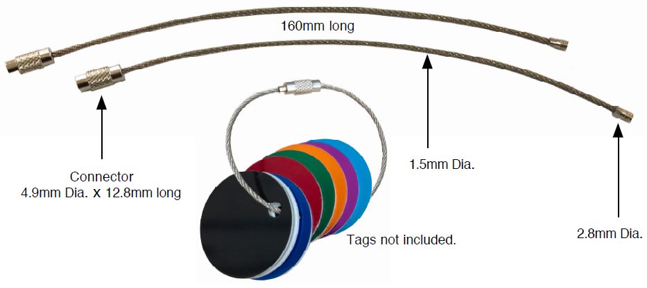 Stainless Steel Wire Type 316 with Connector - O'Brien Engineering Pty Ltd