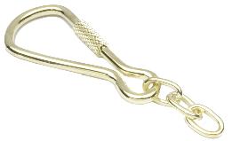 Brass-Plated Key Ring Fitting. - O'Brien Engineering Pty Ltd