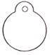 Round Looped ID Tag 30mm x 25mm Double Sided White - O'Brien ...
