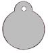 Round Looped ID Tag 30mm x 25mm Nickel Plated Brass - O'Brien ...