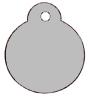 Round Looped ID Tag 39mm x 32mm Nickel Plated Brass - O'Brien ...
